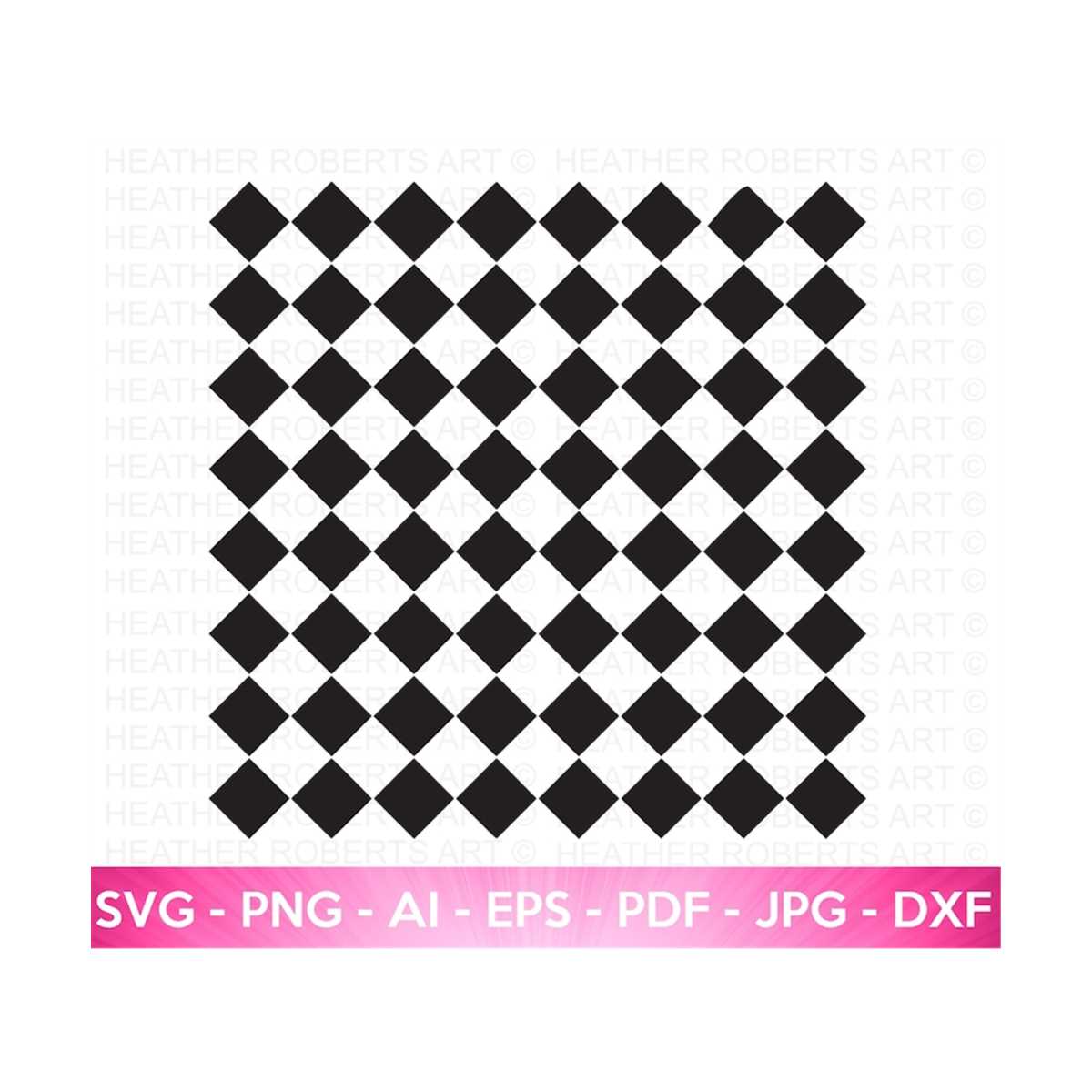 Checkered Pattern SVG, Checkered Pattern Clipart, Checkered | Inspire ...