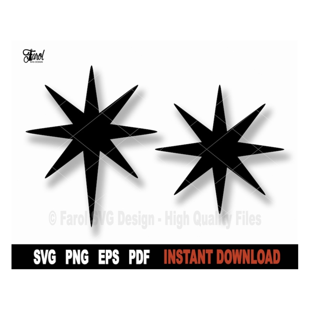 North star Svg, Star Of Bethlehem SVG File For Cricut, Silho | Inspire ...
