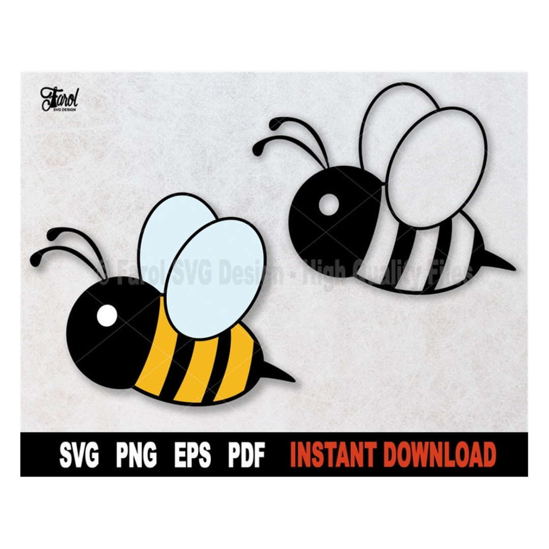 Bee SVG File For Cricut, Silhouette, Bumble Bee Svg Cut File | Inspire ...