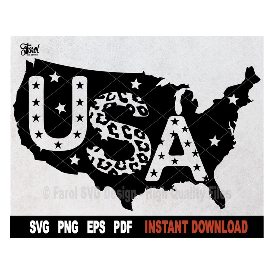 USA Map Svg, United States of America Svg File For Cricut, S | Inspire ...