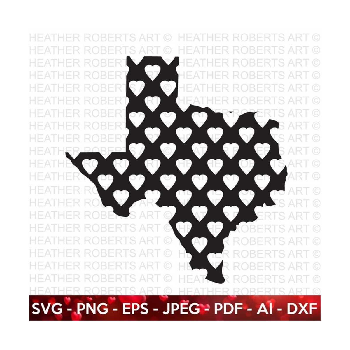 Texas Heart Pattern Design SVG, Texas Svg, Texas Clipart, Te | Inspire ...