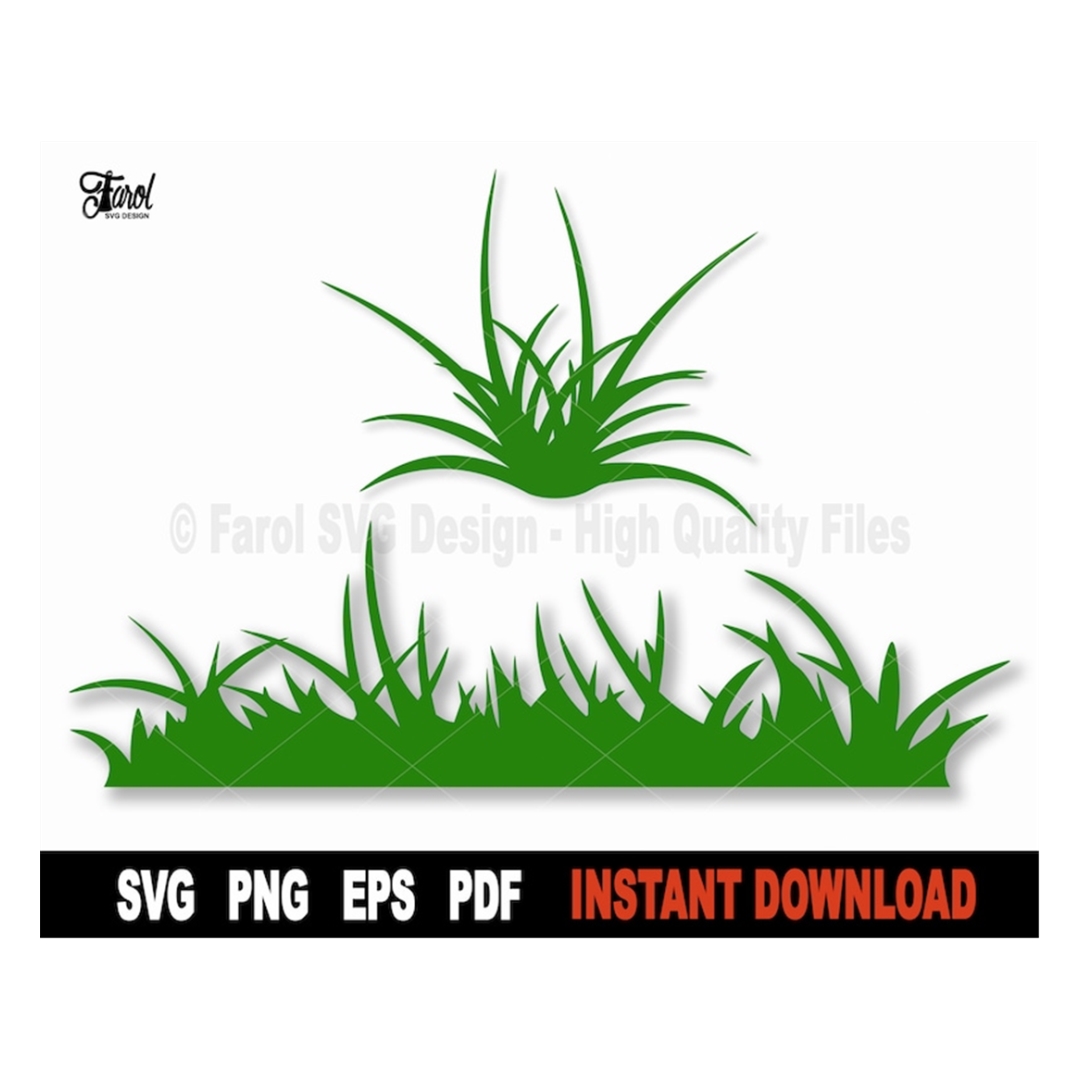 Grass SVG, Grass Svg File For Cricut, Silhouette, Nature Sv | Inspire ...