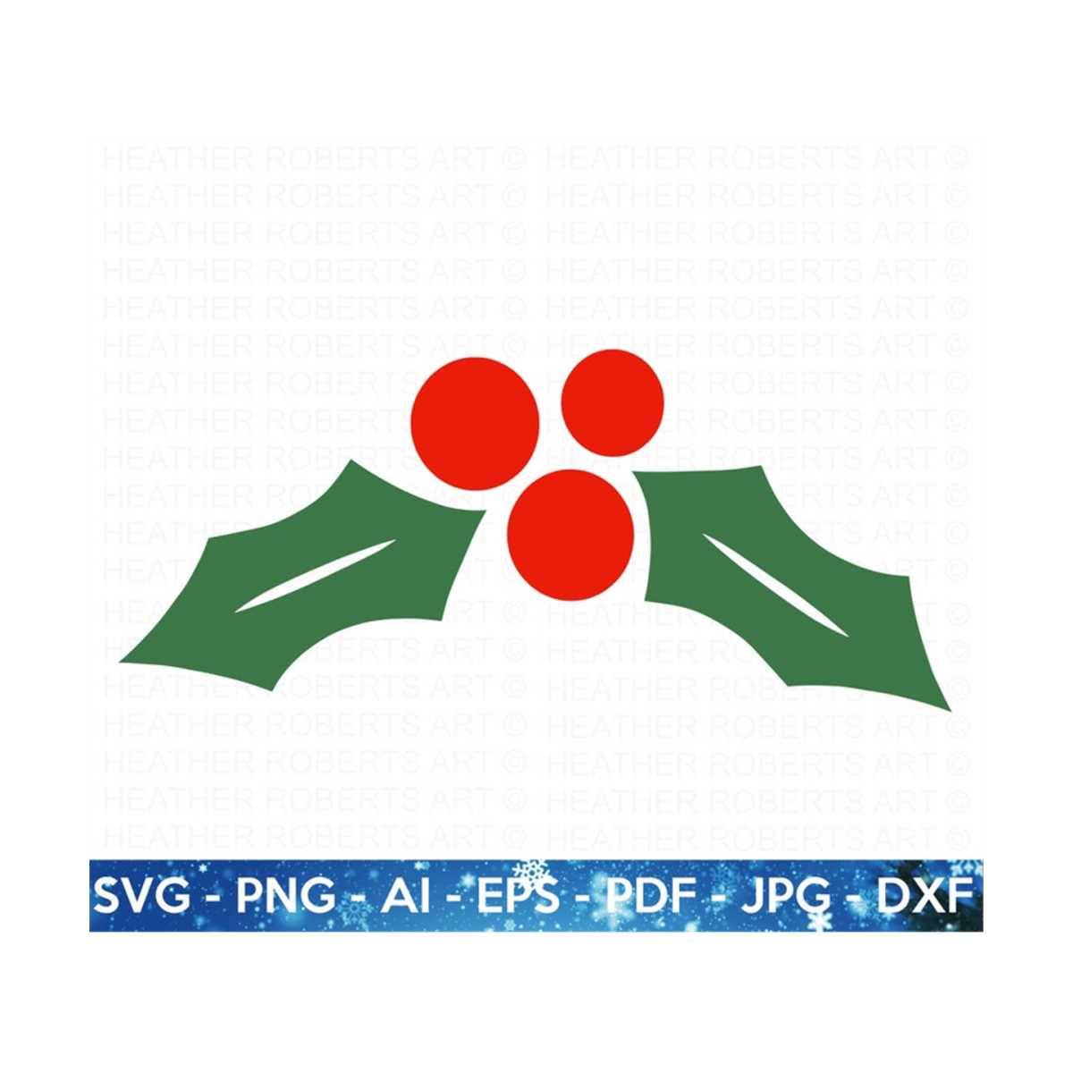 Christmas Holly SVG, Holly Berry SVG , Christmas svg, Mistle | Inspire ...