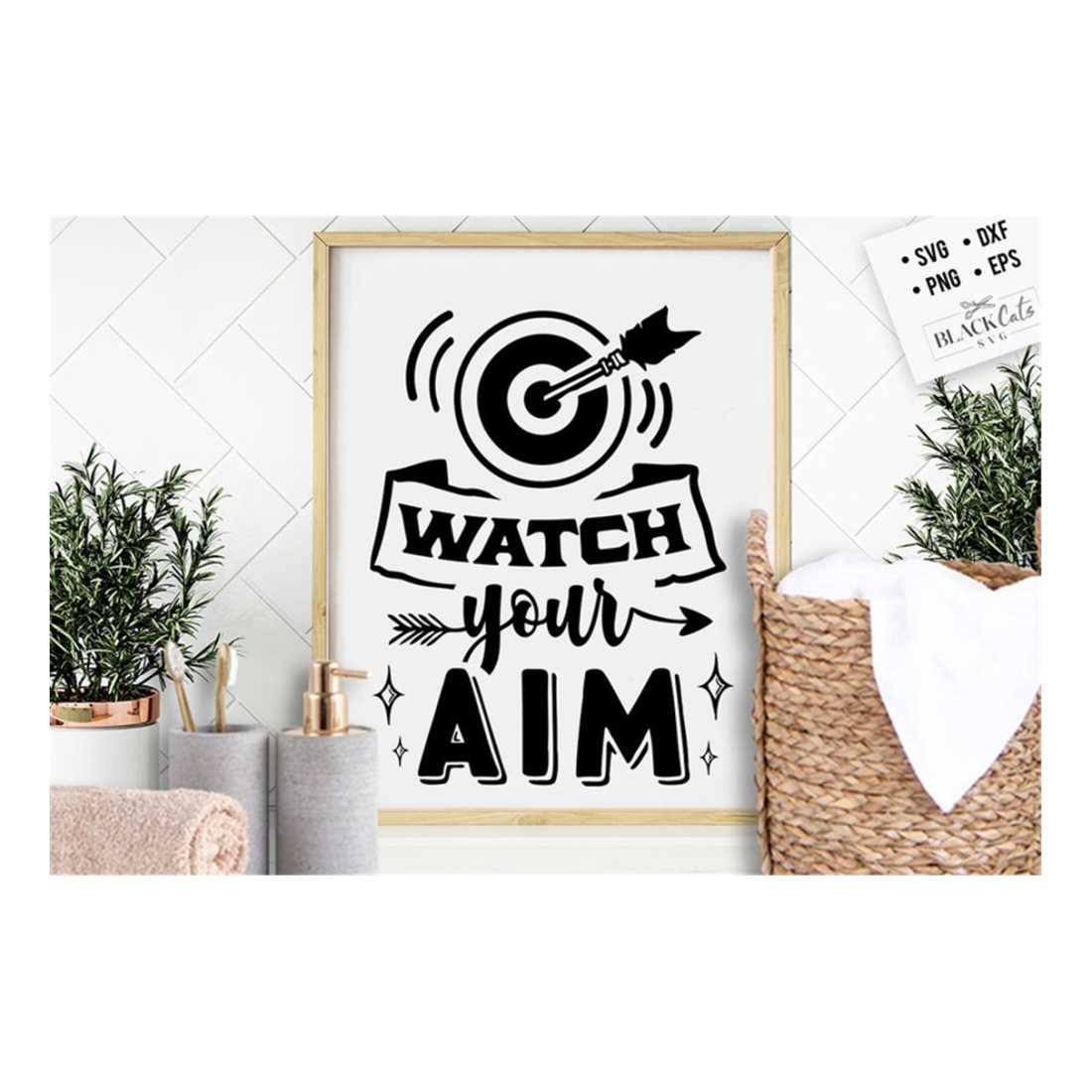 Watch your aim svg, Bathroom SVG, Bath SVG, Rules SVG, Farmh - Inspire ...