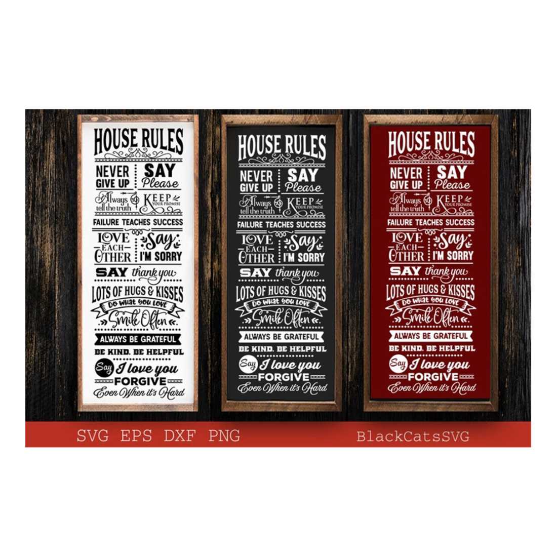 Long house Rules SVG, House rules poster svg, Welcome to our - Inspire ...
