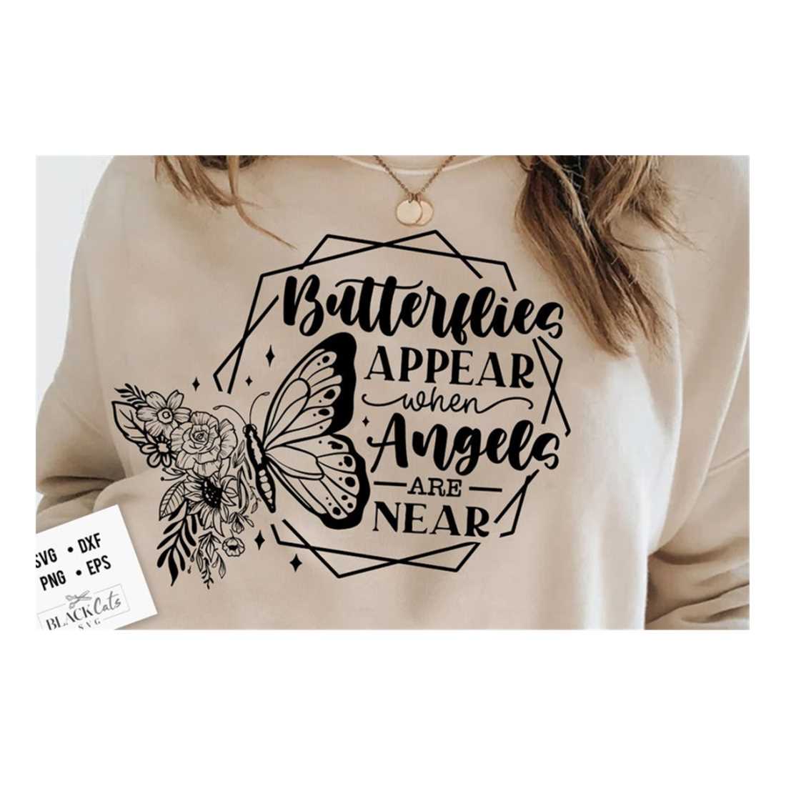 Butterflies appear when angels are near svg, Butterfly svg, - Inspire ...