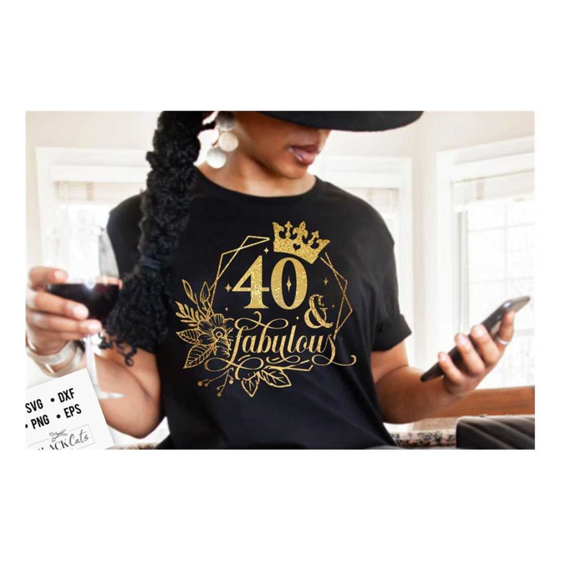 40 and fabulous SVG, 40th Birthday, 40 Fabulous Cut File, Fo - Inspire ...