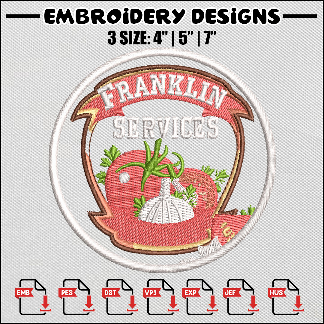 Franklin embroidery design, Embroidery design, Embroidery fi | Inspire ...