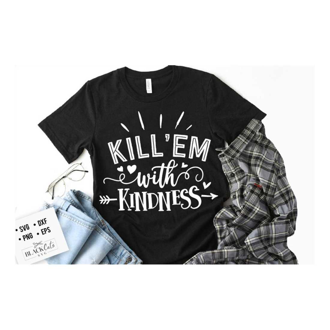 Kill'em with kindness SVG, Kindness SVG, Inspirational Svg, - Inspire ...