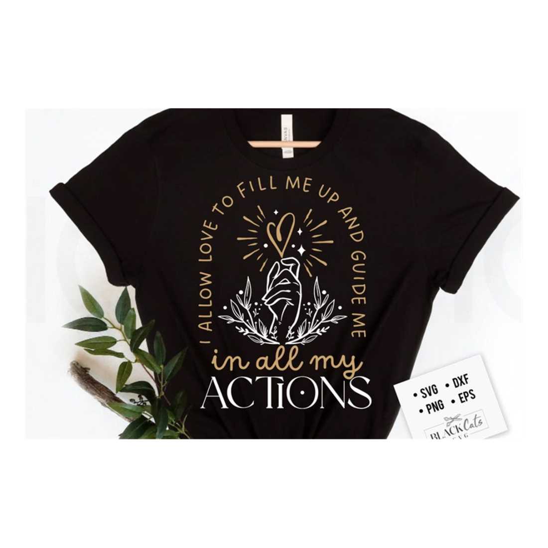 I allow love svg, Positive affirmations svg, Botanical svg, - Inspire ...