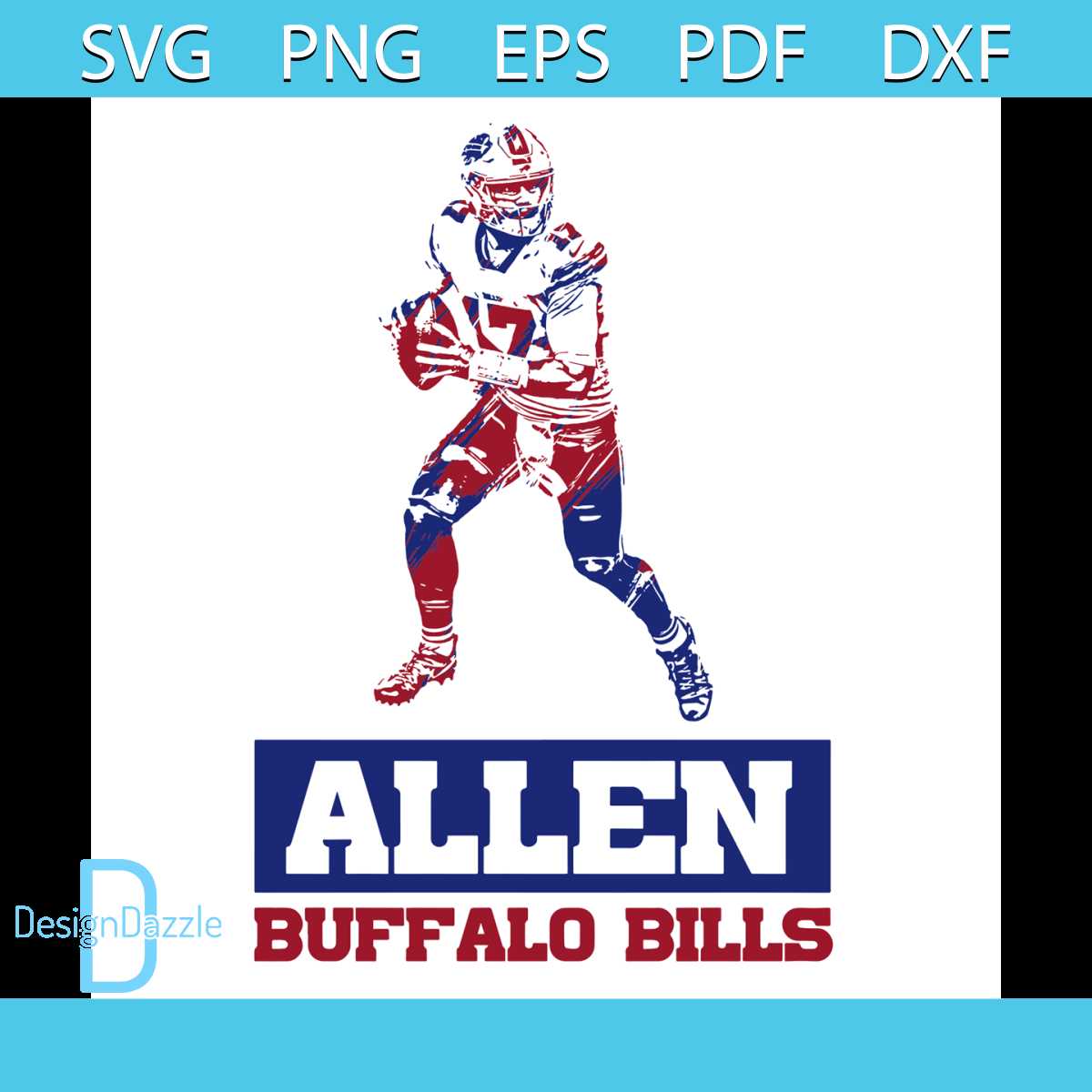 Allen Buffalo Bills Svg, Sport Svg, Allen Svg, Buffalo Bills | Inspire ...