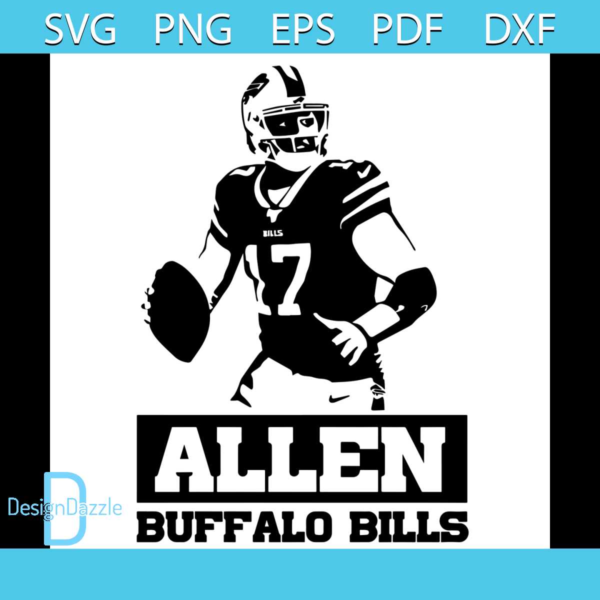 Josh Allen Buffalo Bills Svg, Sport Svg, Josh Allen Svg, Buf | Inspire ...