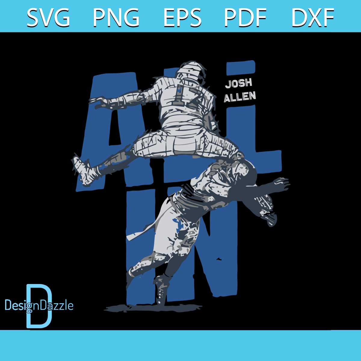 Josh Allen Svg | Inspire Uplift