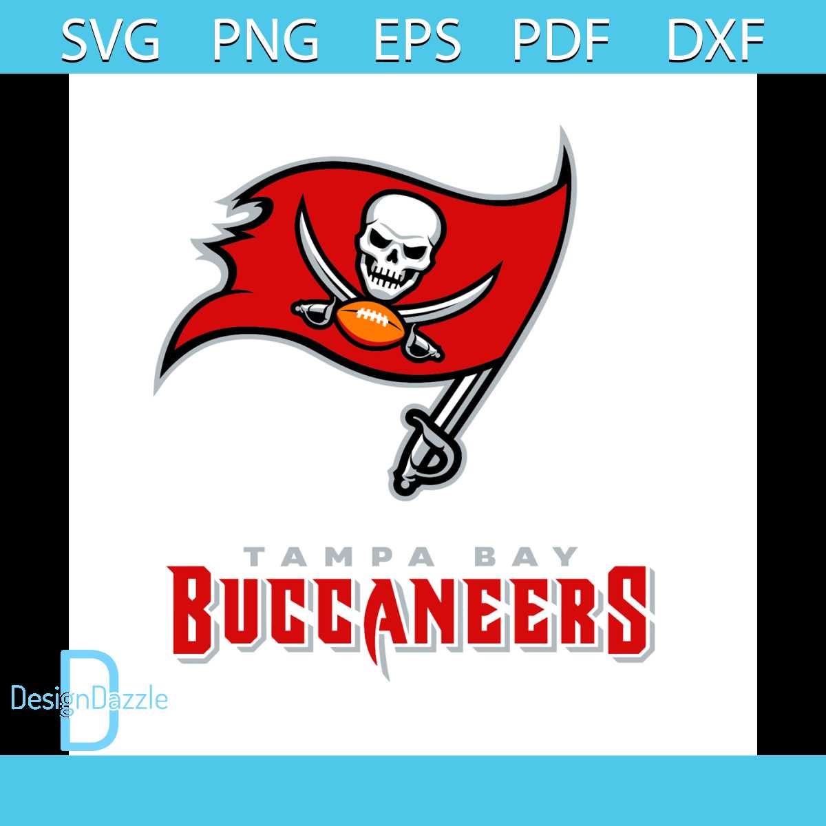 Tampa Bay Buccaneers Flag Svg, Sport Svg, Tampa Bay Svg, Tam | Inspire ...