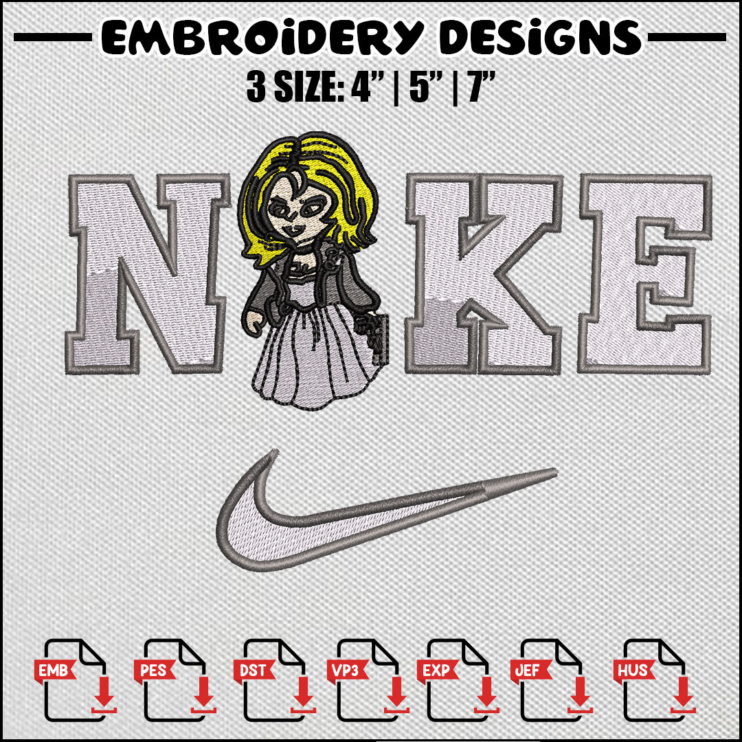 Nike doll embroidery design, Nike design, Embroidery design, | Inspire ...