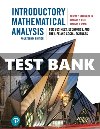 Introductory Mathematical Analysis for Business Economics an - Inspire ...