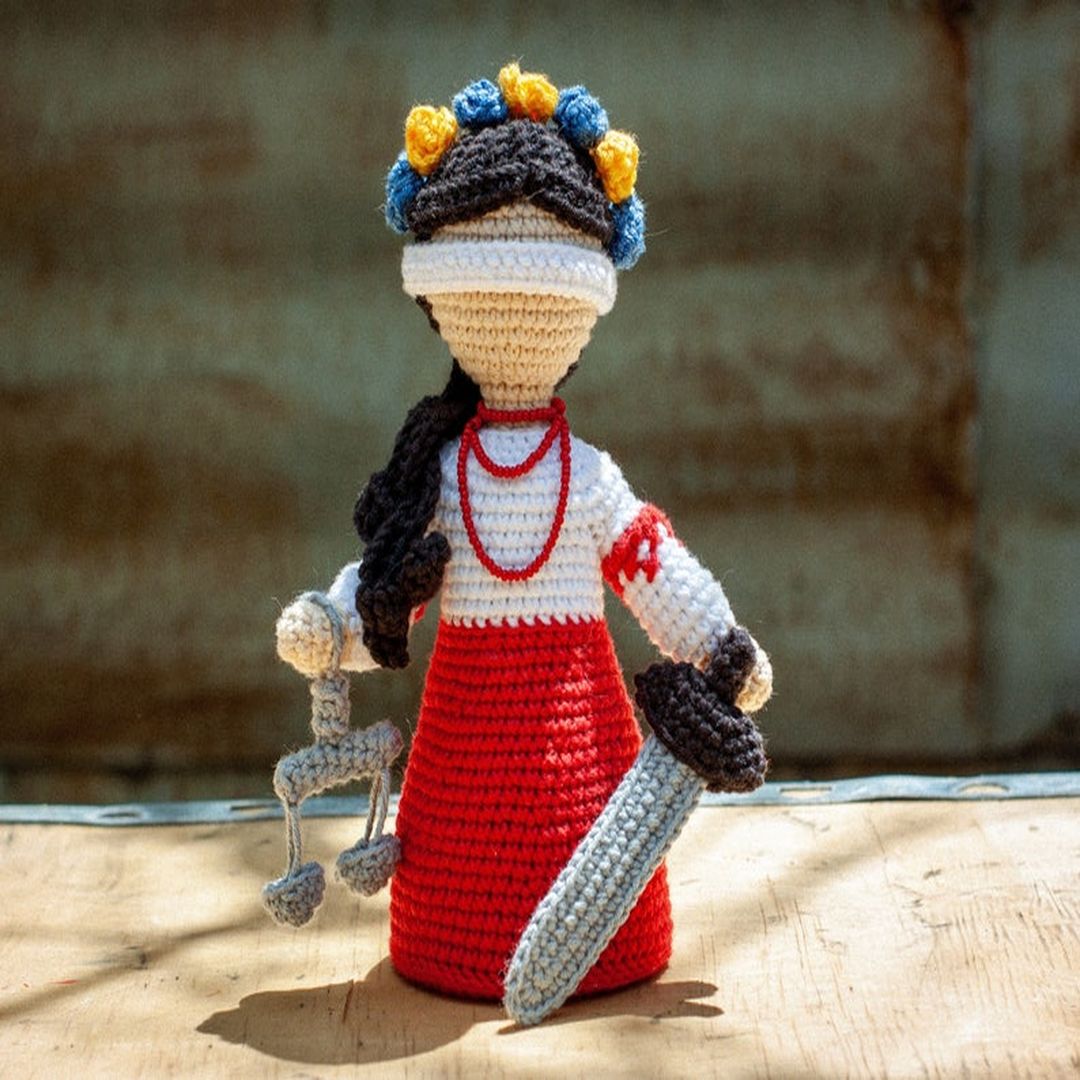 Crochet patterns amigurumi Ukrainian Themis of Ukraine PDF / - Inspire ...