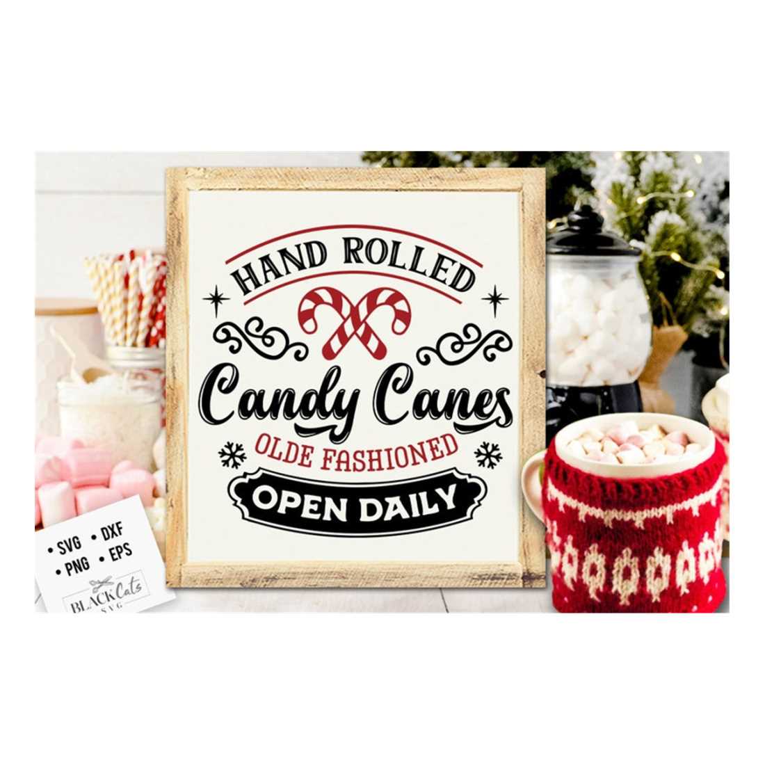 Hand rolled Candy canes svg, Candy canes poster svg, Farmho | Inspire ...