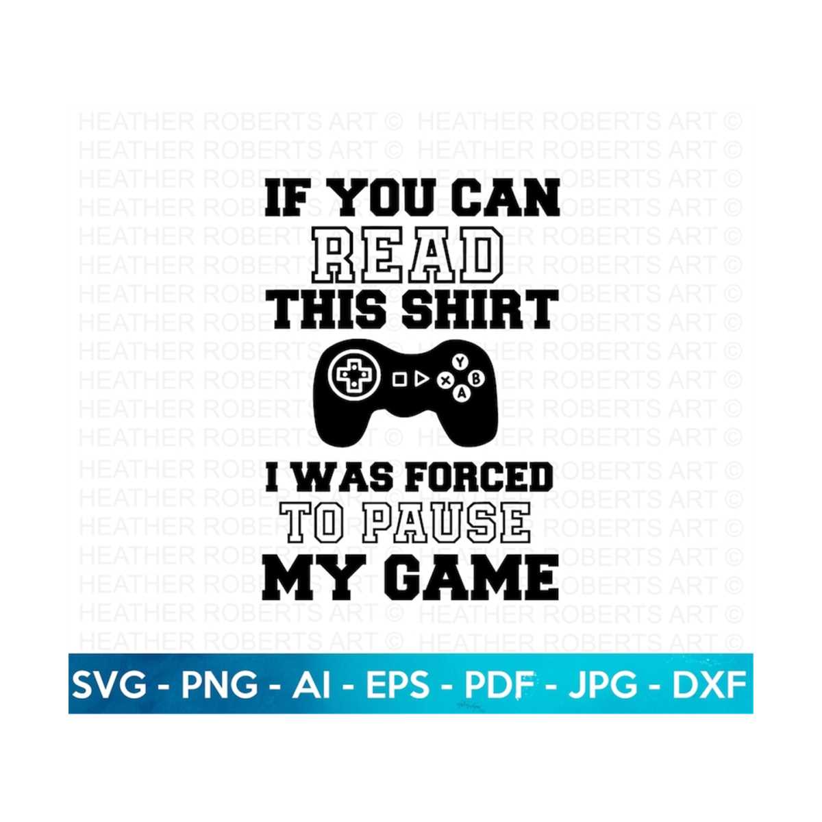 Forced To Pause the Game SVG, Gamer svg, Video Games svg, Bo | Inspire ...