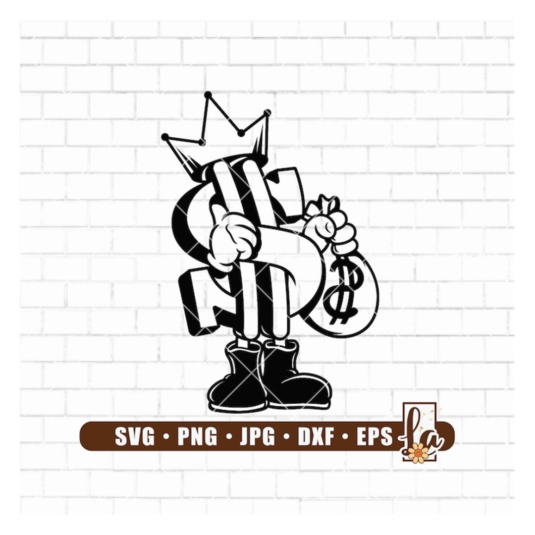 Money King Svg | US Dollar Sign Svg | Money Sign Svg | Money - Inspire ...