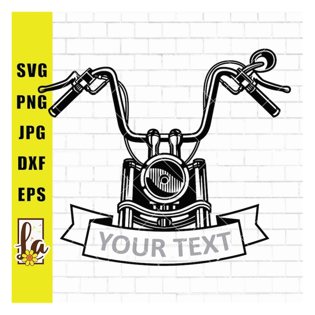 Motorcycle Handle Bars SVG | Handlebars Svg | Chopper Bike S - Inspire ...