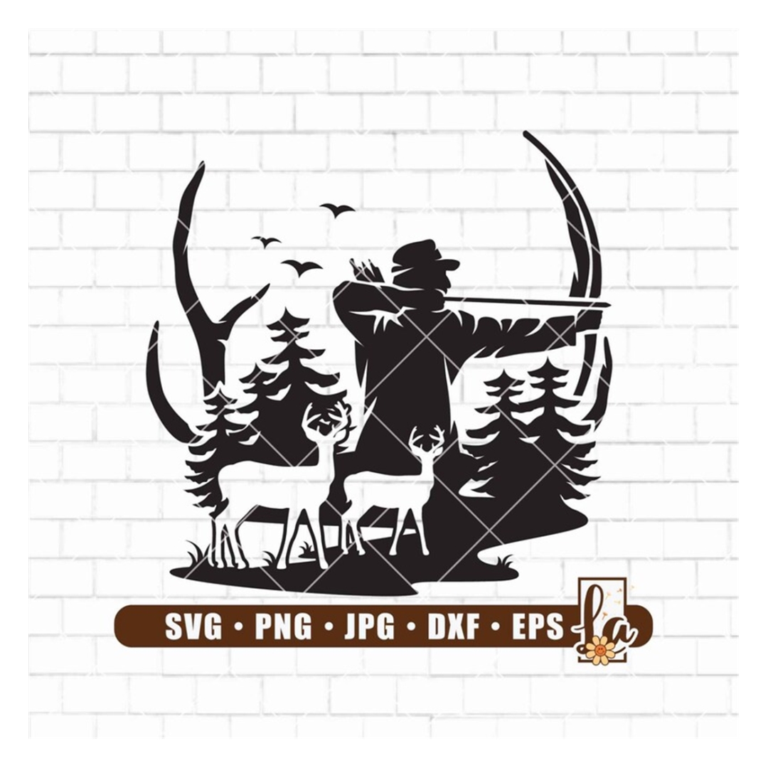 Deer hunting Svg | Deer Hunter Svg | Outdoor Hunting Svg | H | Inspire ...