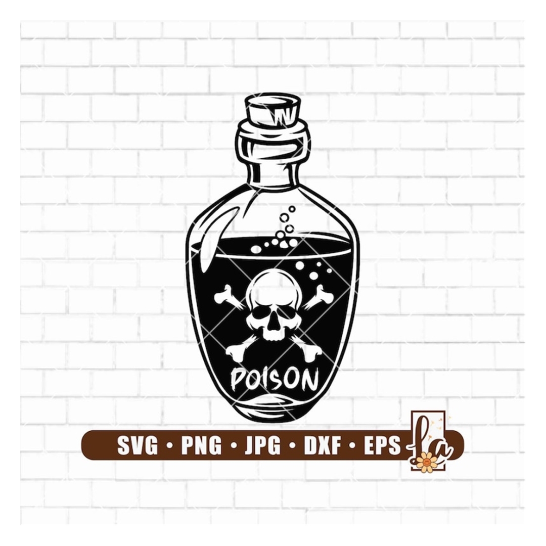 Poison Bottle Svg | Inspire Uplift