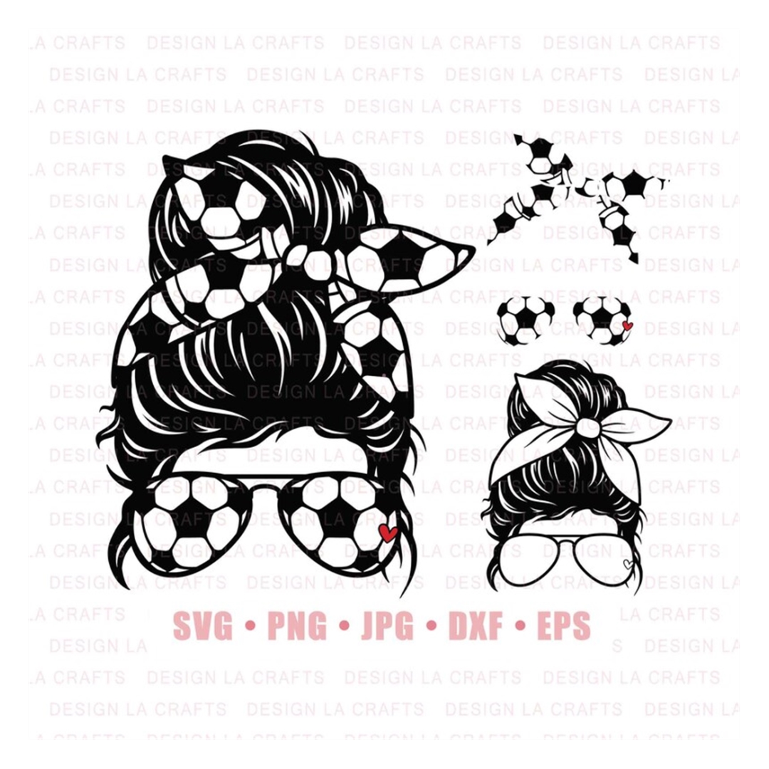Soccer Mom Svg Png, Soccer Mom Svg, Messy Bun Svg, Mom Life | Inspire ...