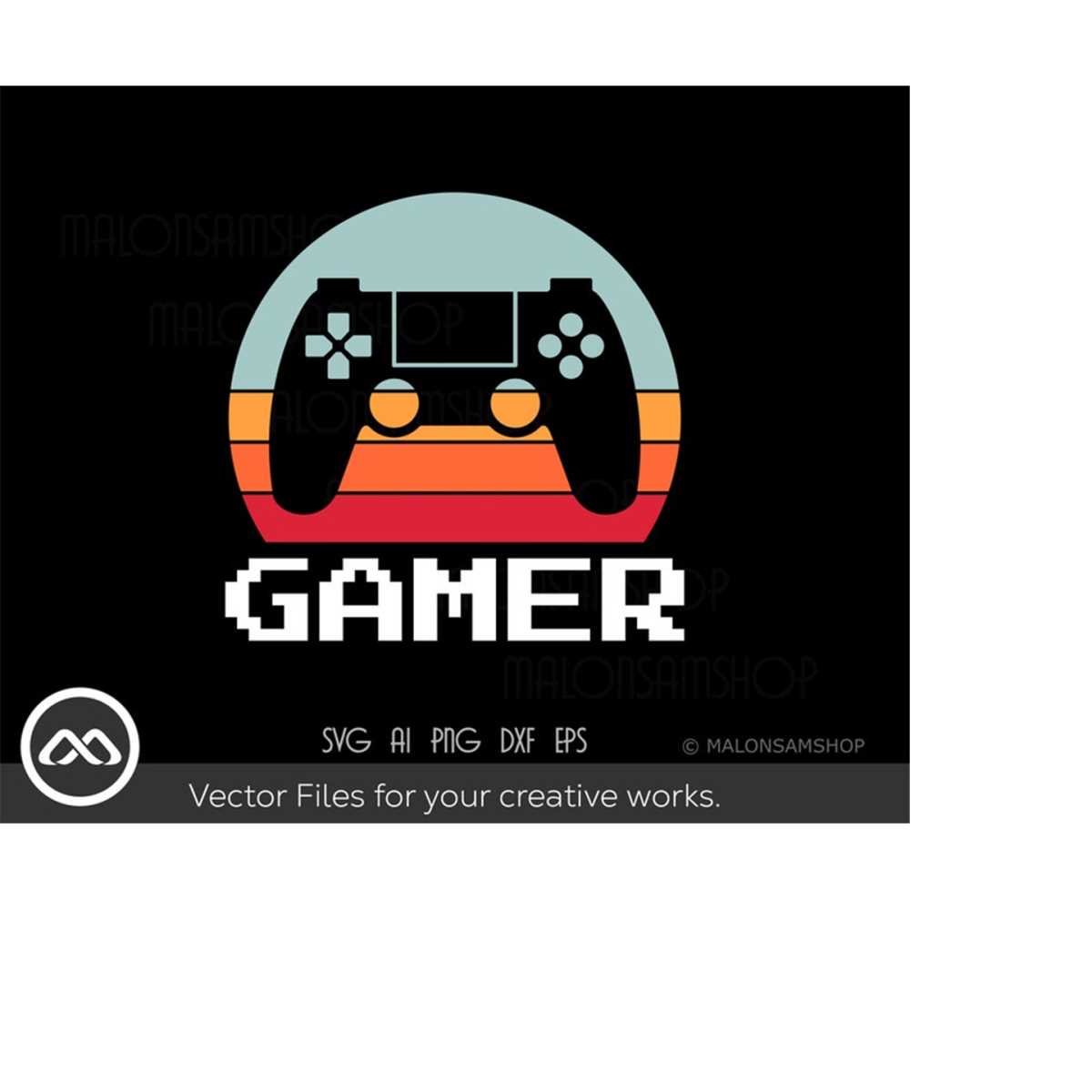 Retro Gamer SVG Gamer - gaming svg, gamer svg, video game sv | Inspire ...