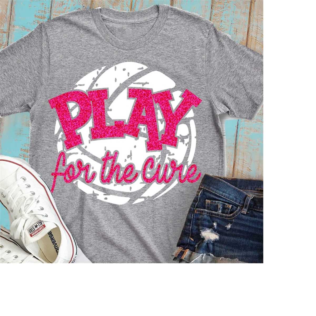 Breast Cancer svg, play for the cure svg, volleyball, SVG, D | Inspire ...