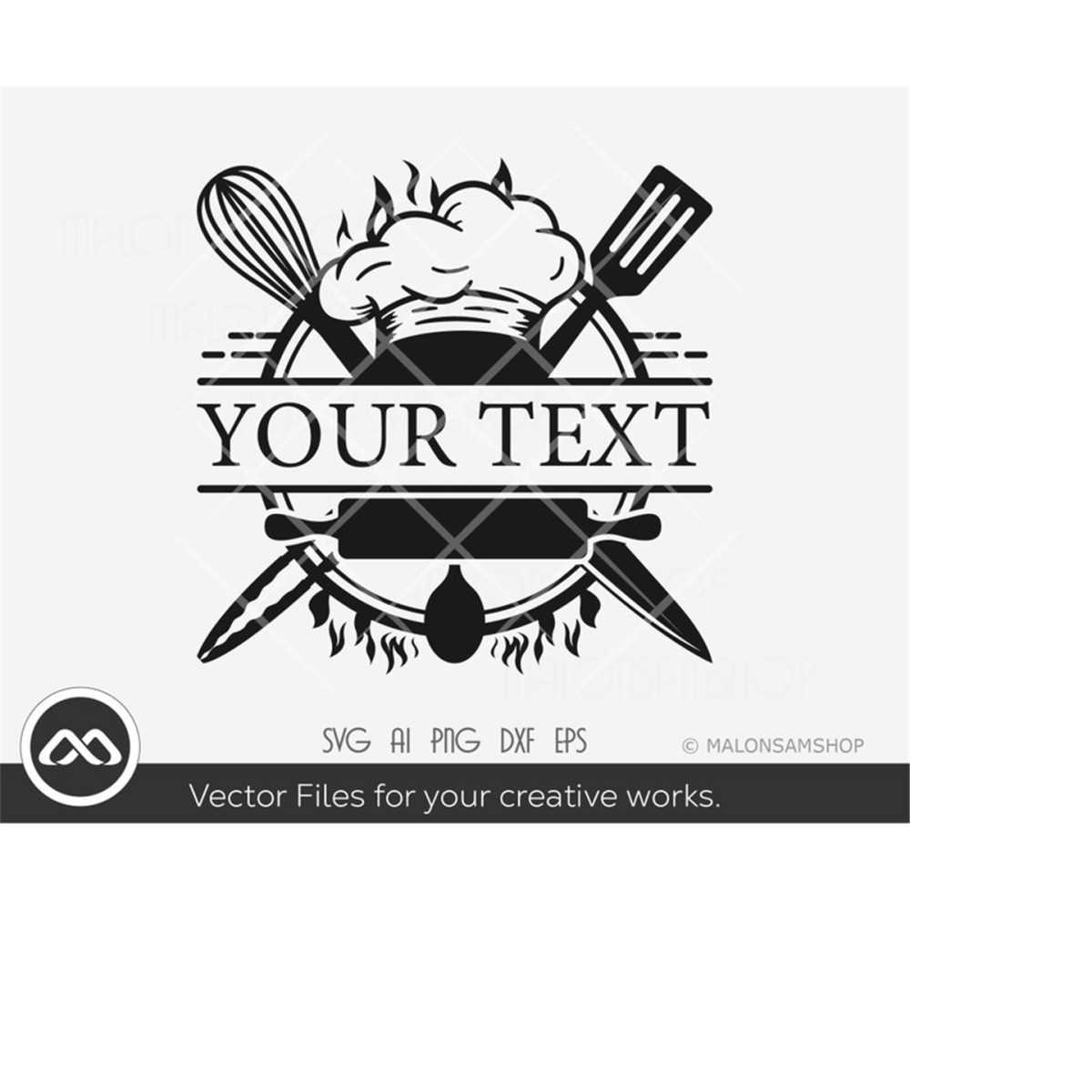 Chef SVG Chef logo - chef svg, kitchen svg, chef tools svg, - Inspire ...