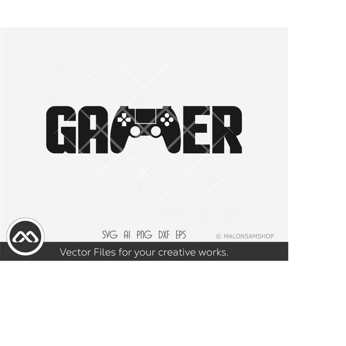Gamer SVG Gamer logo - gaming svg, gamer svg, video game svg | Inspire ...