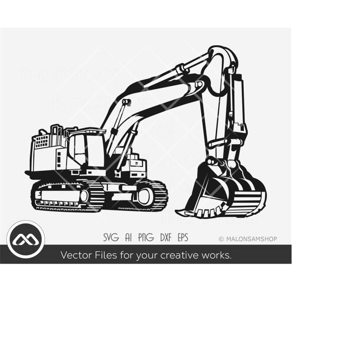 Excavator Clip Art