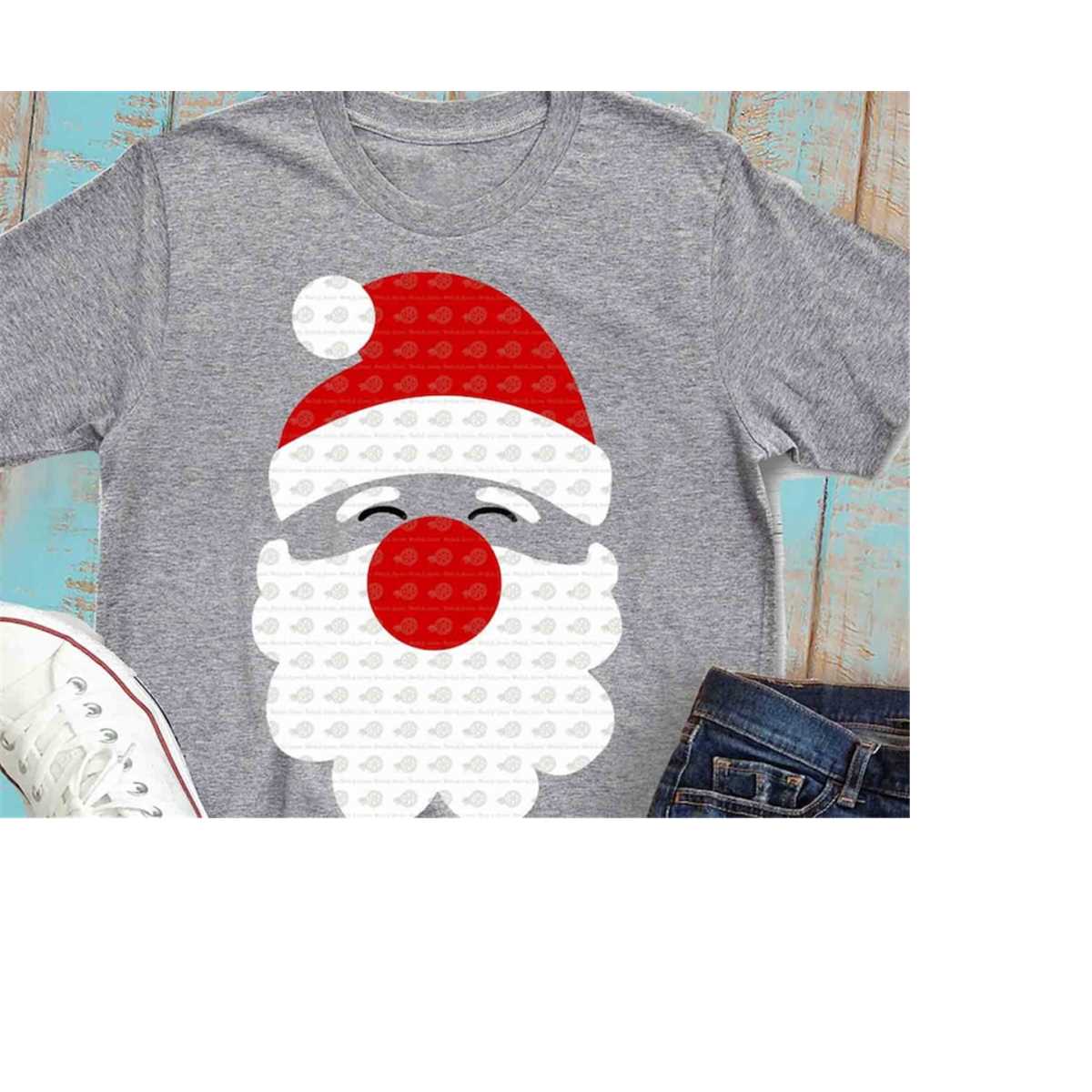 Santa face svg, cute santa svg, big guy svg, Santa svg, Chri | Inspire ...