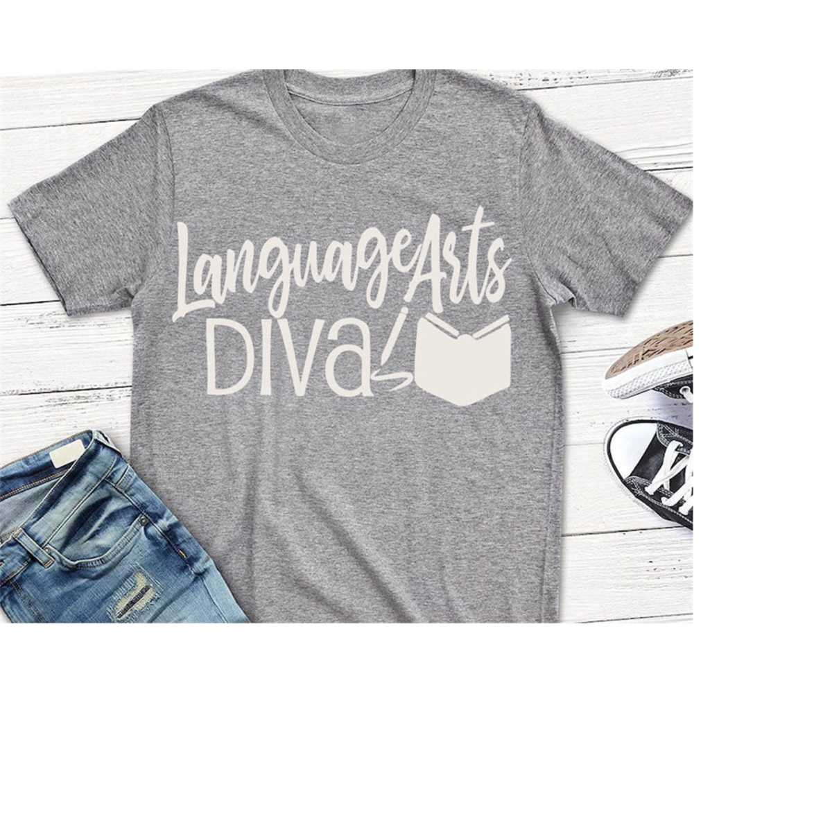 Language Arts Diva svg, Teacher svg, English svg, Language s | Inspire ...