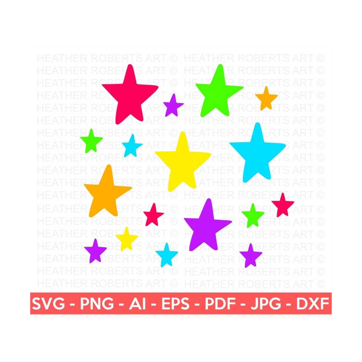 Rainbow Stars Svg, Stars SVG, Pride Stars svg, Rainbow svg, | Inspire ...