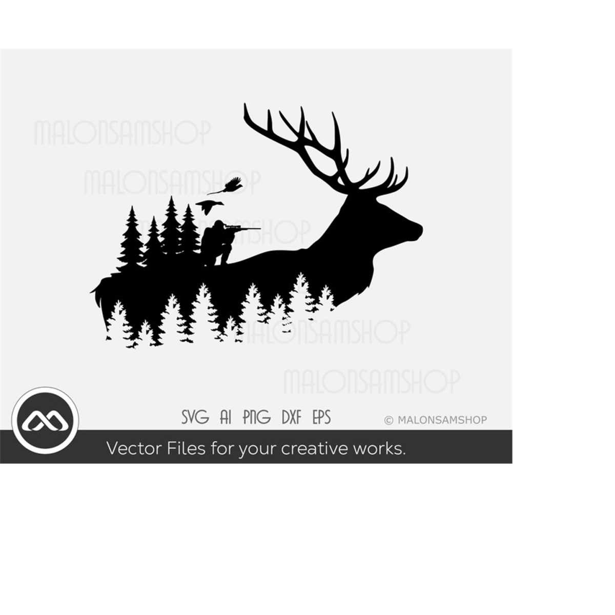Hunting SVG Deer Hunting - hunting svg, hunter svg, hunt svg | Inspire ...