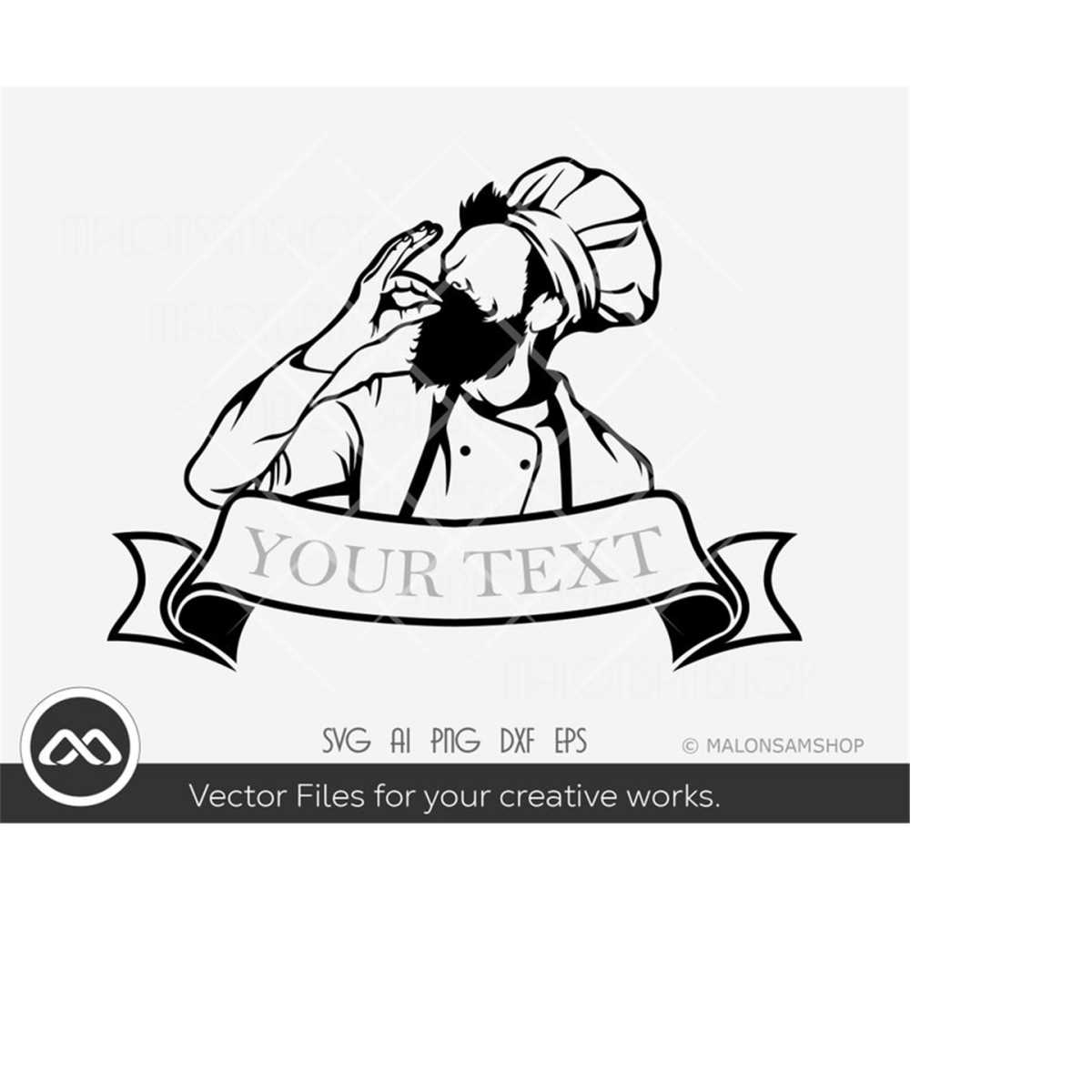 Chef SVG Chef Text - chef svg, kitchen svg, chef tools svg, | Inspire ...