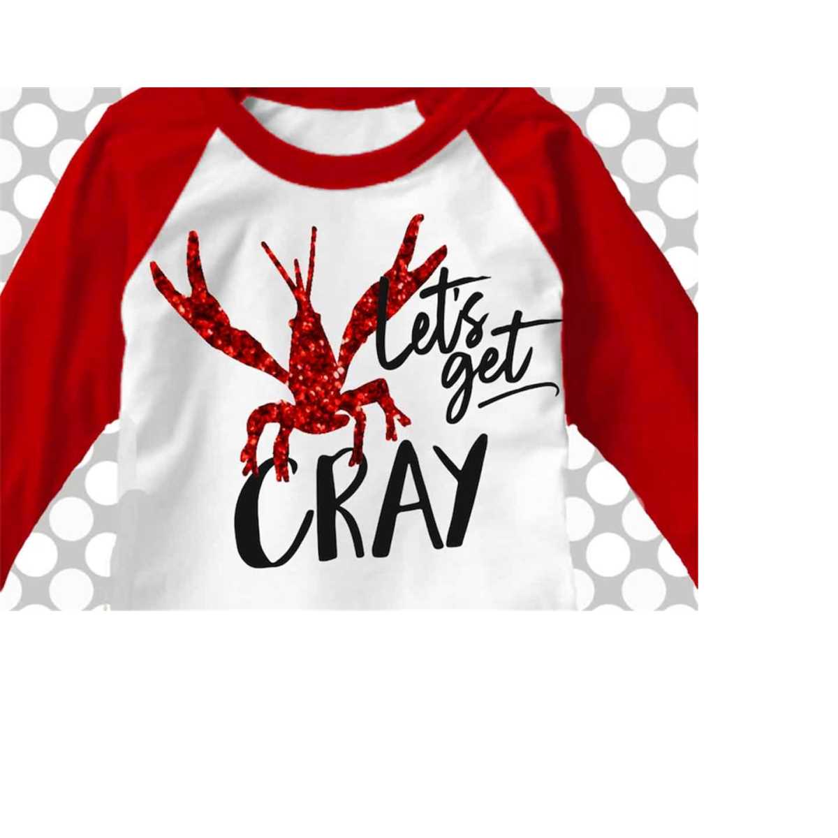 crawfish svg, Let's get cray svg, crawdad svg, SVG, DXF, EPS | Inspire ...