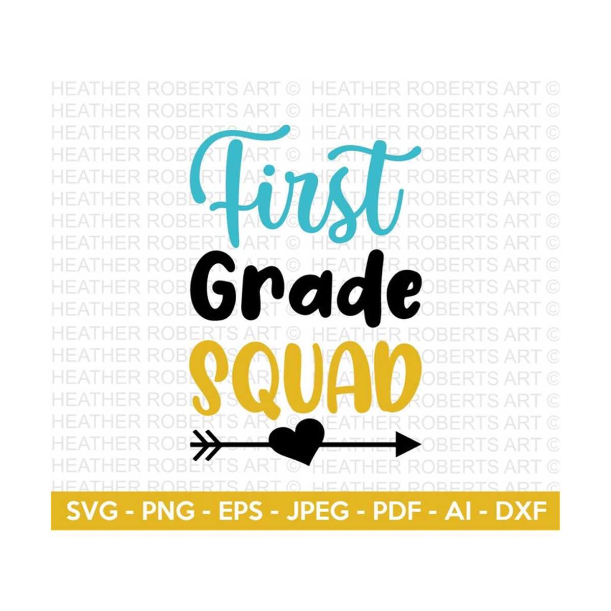First Grade Squad Svg, Back to School SVG, Grade Level Crew - Inspire ...