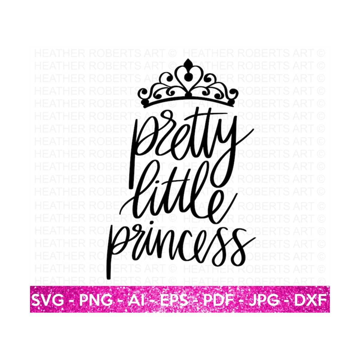 Pretty Little Princess SVG, Princess Quote Svg, Princess SVG | Inspire ...