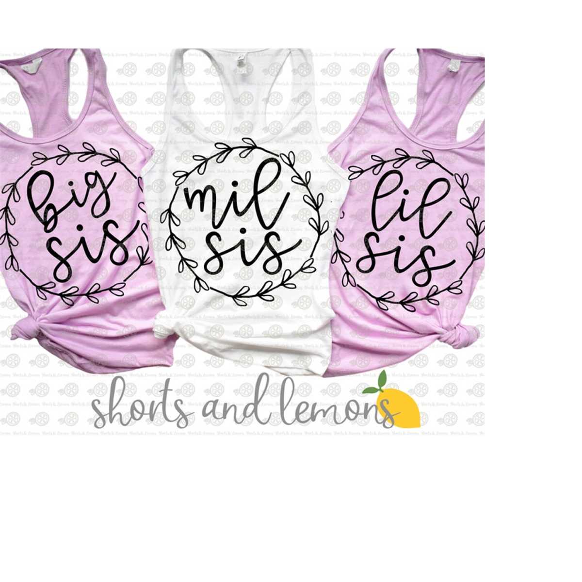 Sister SVG, sister shirts, sister svg, lil sis svg, big sis, | Inspire ...
