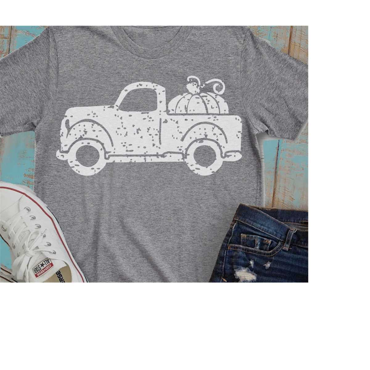 Fall truck svg, Pumpkin truck svg, thanksgving svg, grunge s - Inspire ...