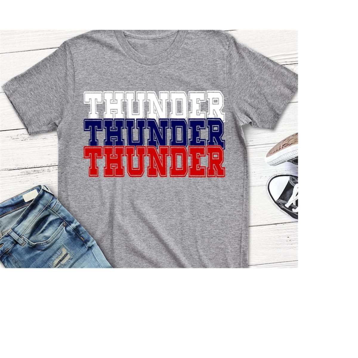 Thunder svg, stacked svg, thunder, svg, thunder baseball, d | Inspire ...