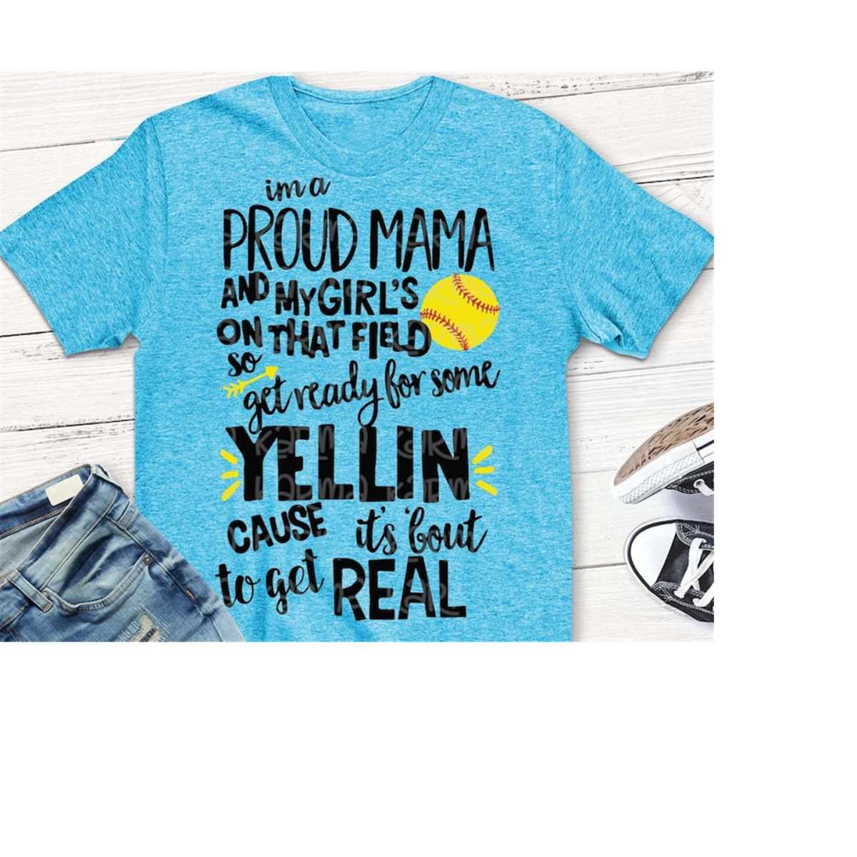 Proud Mama, Softball Mom svg, eps, png, Softball Mama svg, S | Inspire ...