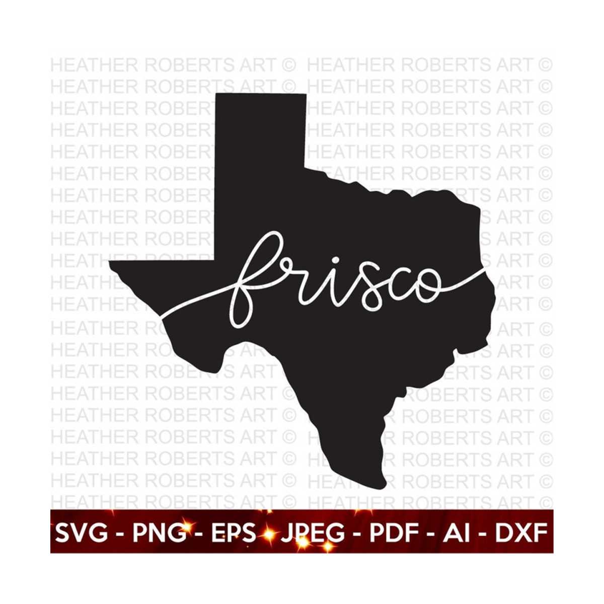Frisco City SVG, Texas Svg, Texas Clipart, Texas Silhouette, | Inspire ...