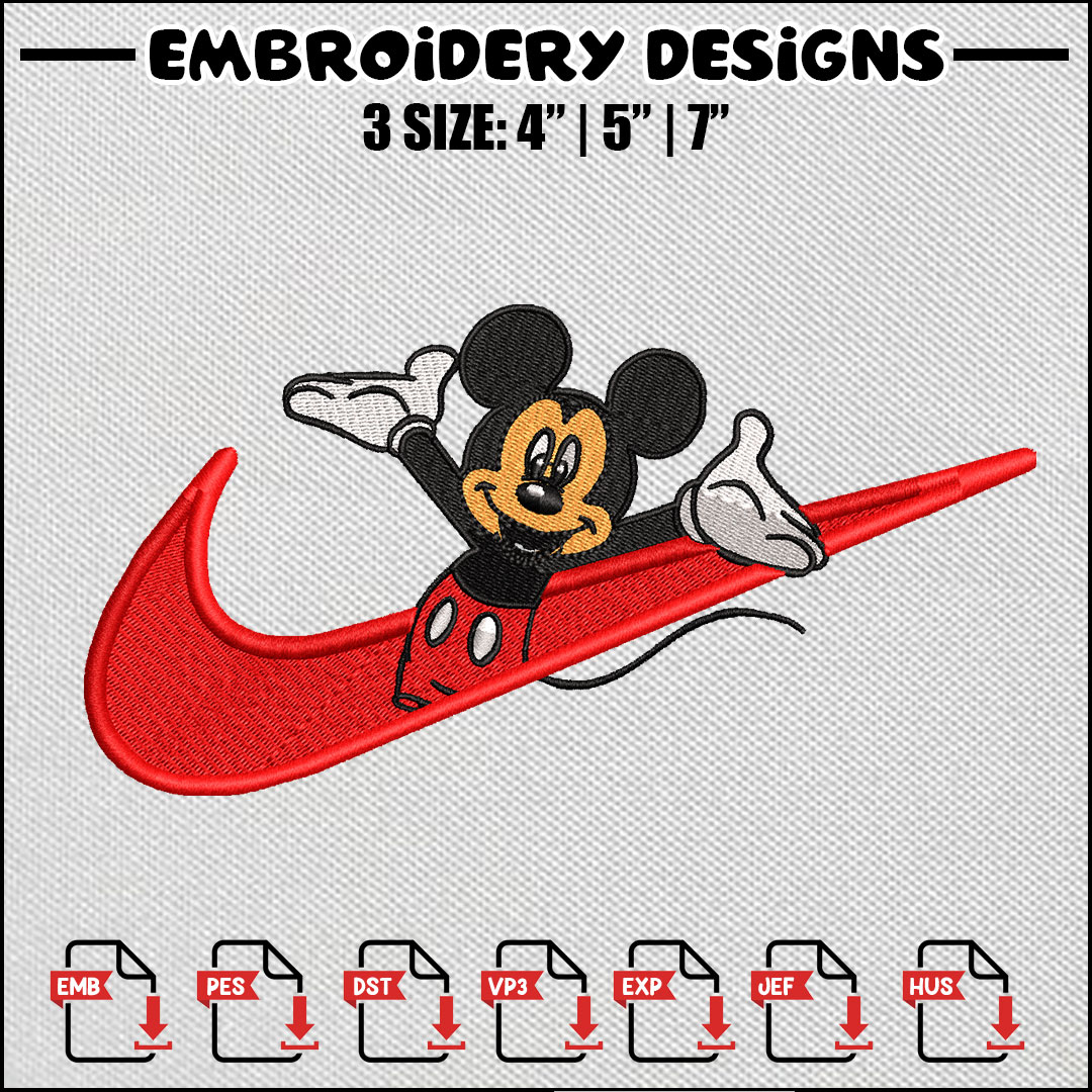 Mikey nike embroidery design, Nike desgin, Embroidery design | Inspire ...