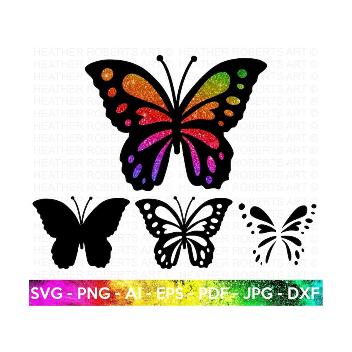 Layered Butterfly SVG, Butterfly SVG, Butterfly Silhouette, | Inspire ...