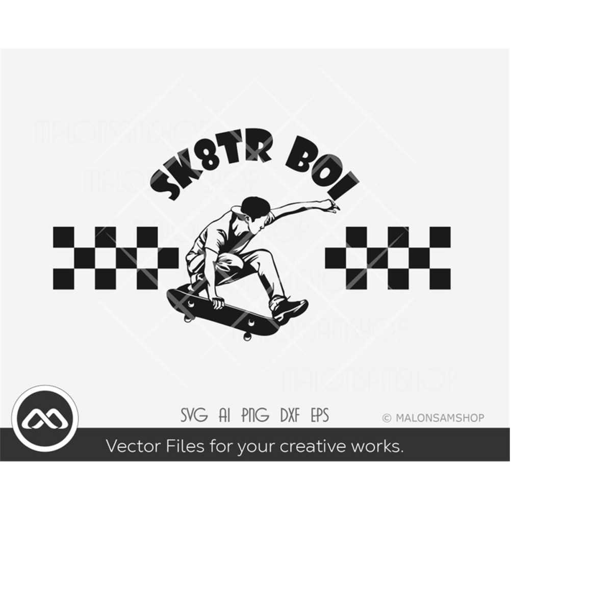 Skateboard SVG Sk8tr boi - skateboarding svg, skater svg, sk | Inspire ...
