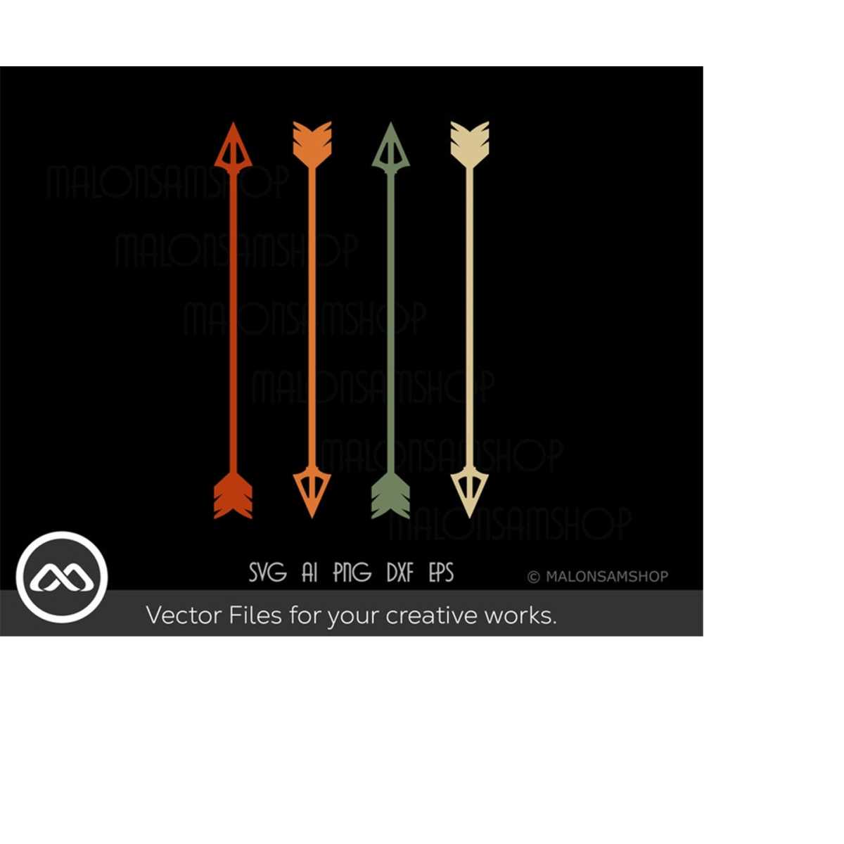 Retro Arrow Hunting, SVG file, bow hunting svg, archery svg, | Inspire ...